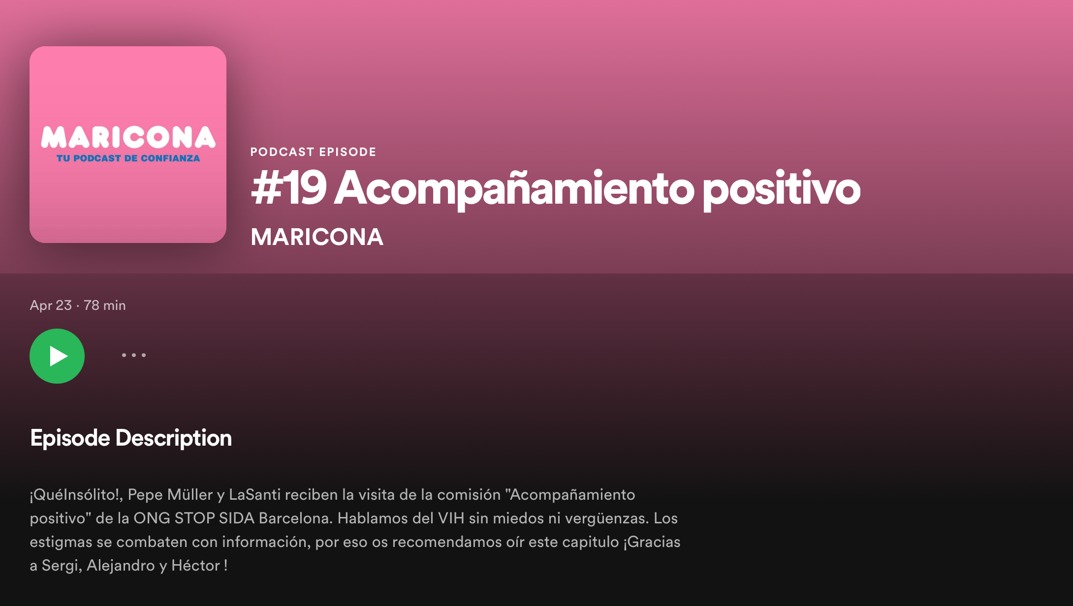 Podcast Maricona en el capítulo #19: Acompañamiento Positivo - El Blog ...